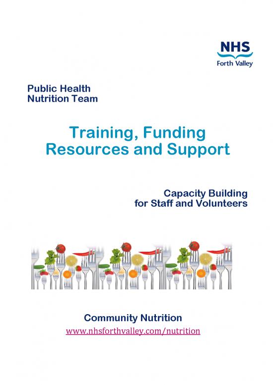 Healthy Nutrition Pdf 137651 | Updatedfinal Team Capacity Building ...