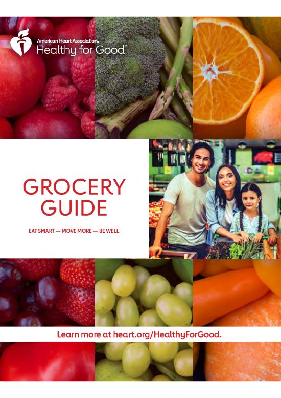 Healthy Eating Plan Pdf 139489 | Grocery Guide English Shopping Budget