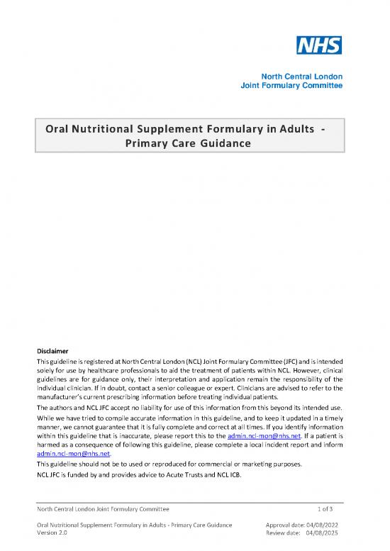 16 Ons Guidance Adult Primary Care