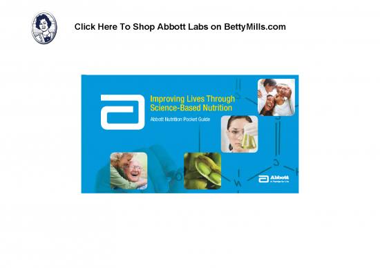 Nutrition Therapy Pdf 144965 | Abbott Nutrition Guide