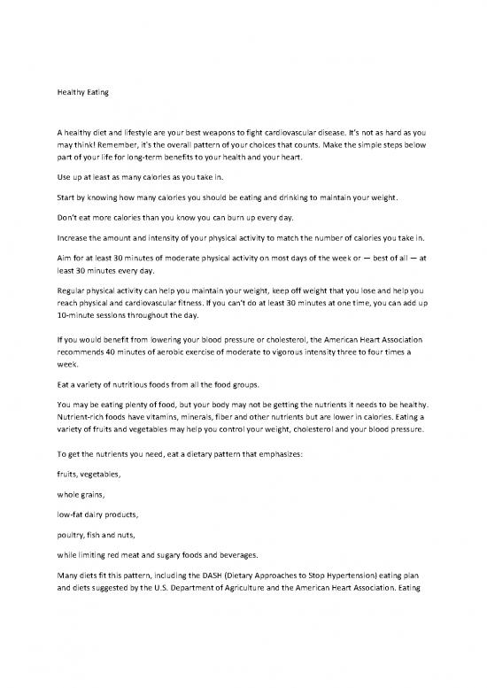 Regular Diet Pdf 144696 | How Do I Follow A Healthy Diet