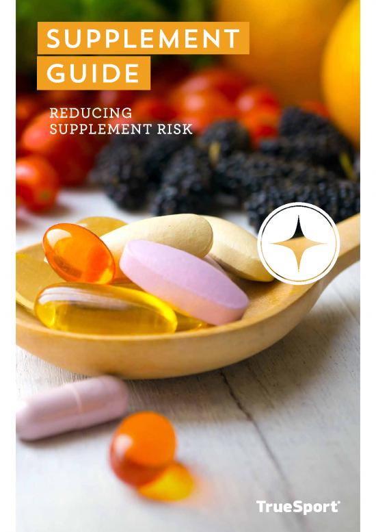 Supplement Guide