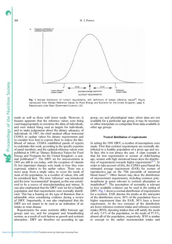 Healthy Nutrition Pdf 143335 | Approaches To Setting Dietary Reference ...