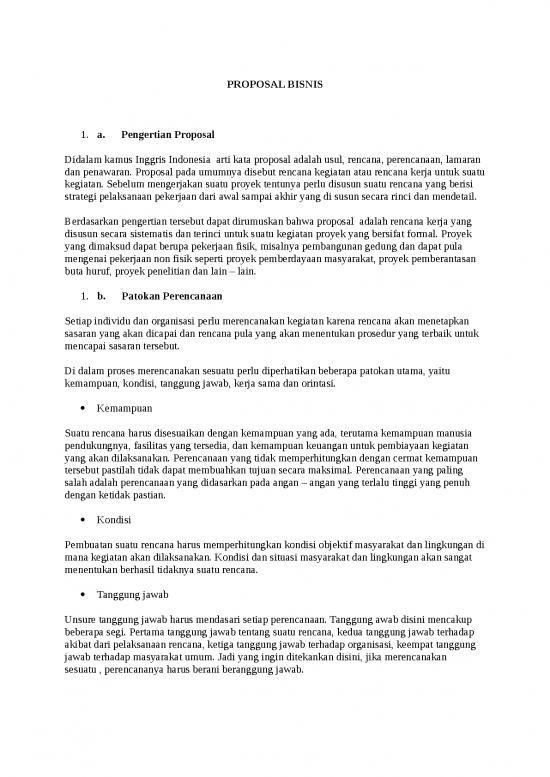 Presentasi Proposal Bisnis 14241 | Proposal Bisnis