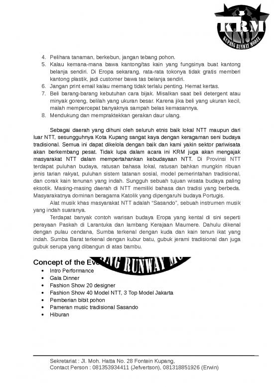 Proposal Gala Dinner