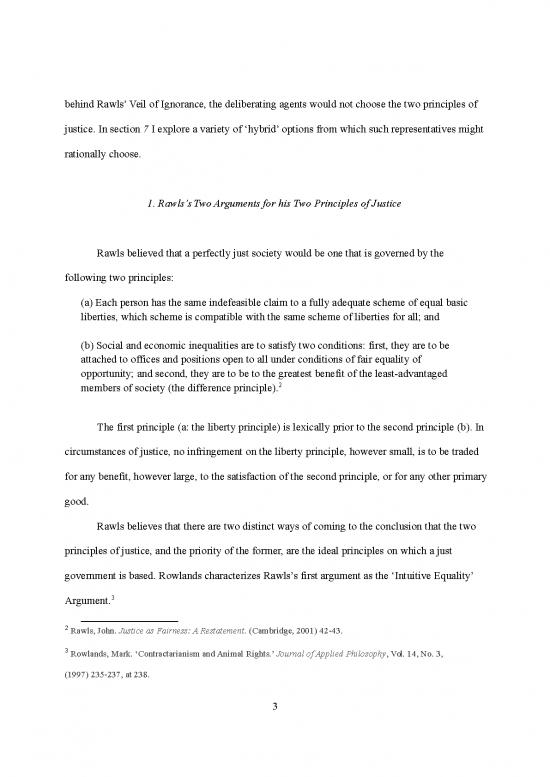John Rawls Theory Of Justice Pdf 152768 | Species Membership And The ...