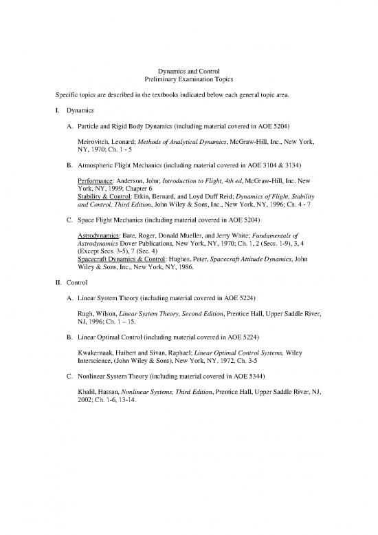 Flight Dynamics Pdf 158234 | Dynamics And Control Sample Questions Flight Dynamics Pdf 158234 | Dynamics And Control Sample Questions