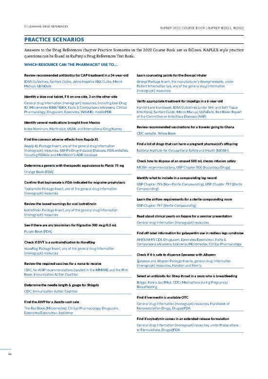 Pharmacist Drug Handbook Pdf 156160 | Rxprep 2022 Drug References Answers