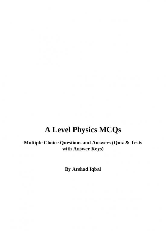 Dynamics Pdf 157967 | A Level Physics Quiz Questions Answers Arshad Iqbal