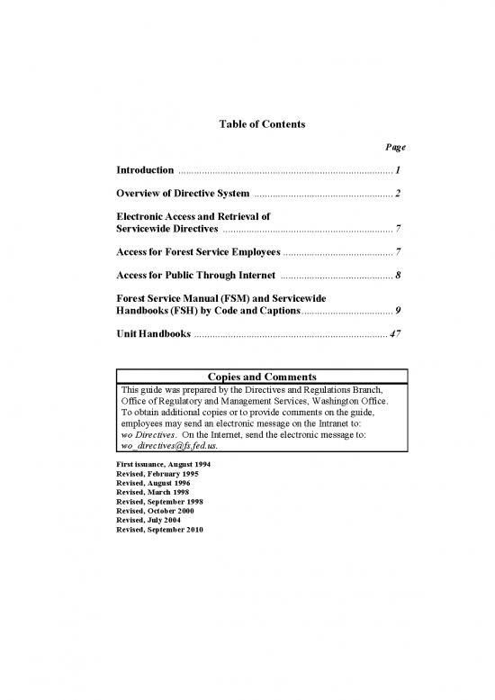 Forest Pdf 158982 | Guide To Forest Service Directives