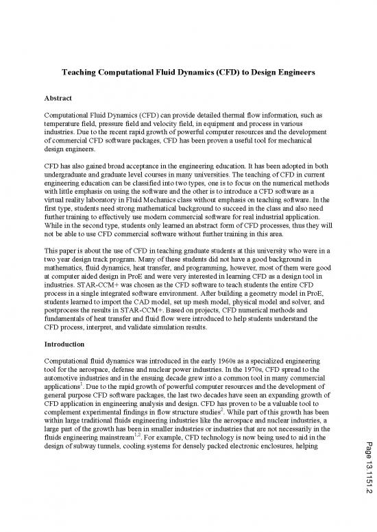 Computational Fluid Dynamics Anderson Pdf 158523 Teaching