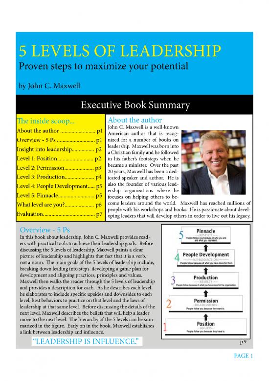 Leadership Pdf 163429 | Ebs 5 Levels Of Leadership