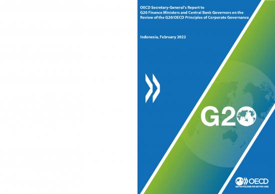Corporate Governance Pdf 161938 | Oecd Secretary General Report To G20 ... Corporate Governance Pdf 161938 | Oecd Secretary General Report To G20 ...