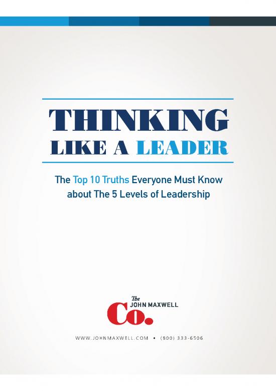 Leadership Pdf 162671 | Thinking Like A Leader