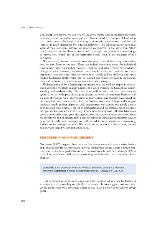 Leadership Pdf 163180 | Chapter 14 Leadership And Motivation