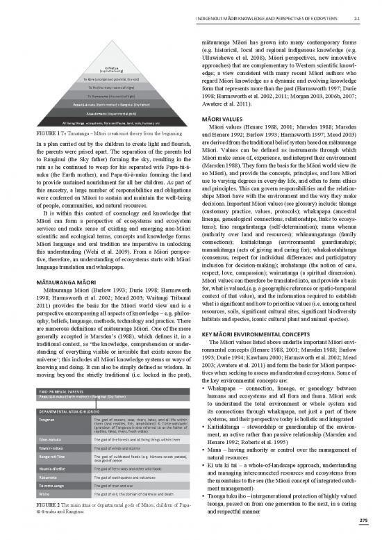 Ecosystem Services Pdf 161283 | Indigenous Maori Knowledge Perspectives Ecosystems