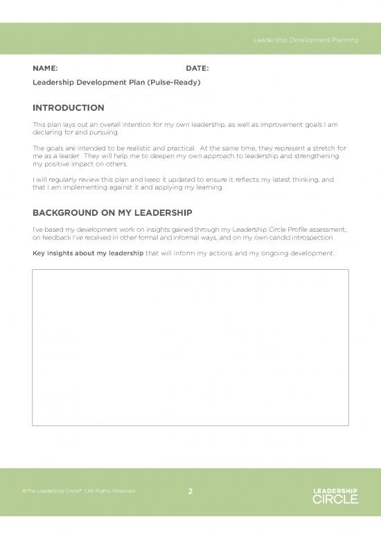 Leadership Pdf 163079 | Lcp Leadership Development Plan 2021 07 28