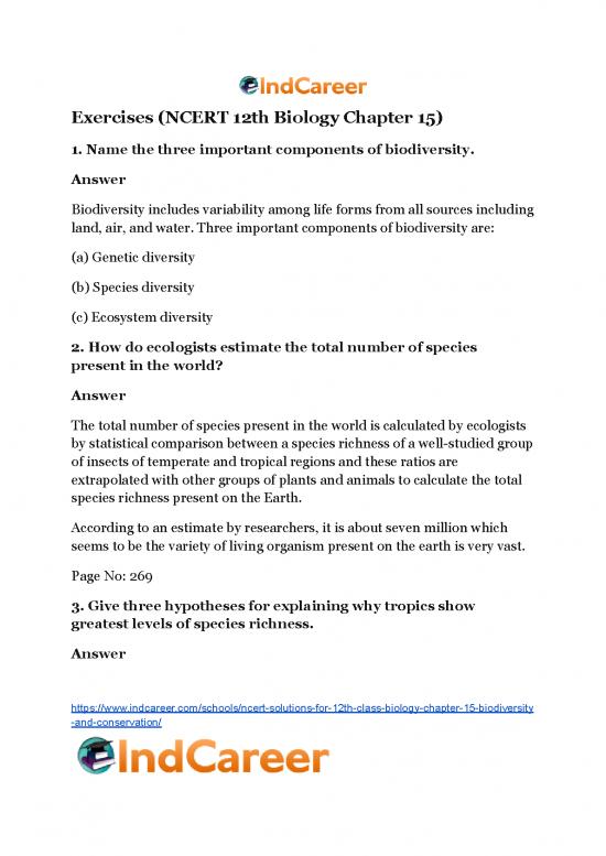 Ecosystem Pdf Notes 161237 | Ncert Solutions For 12th Class Biology ...