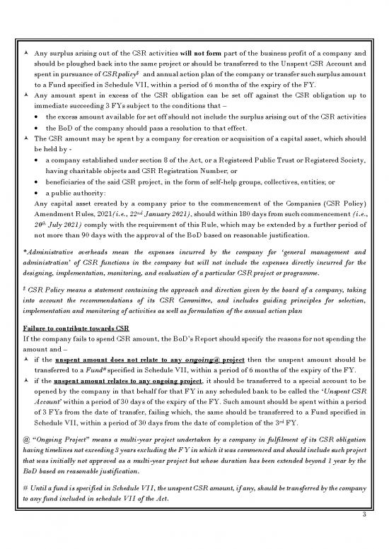 Companies Act 2013 Pdf 161878 Corporate Social Responsibility An Overview