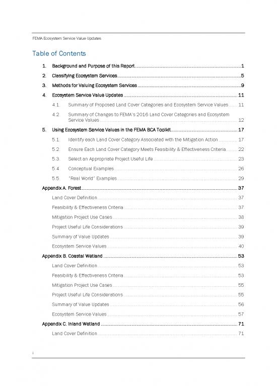 Ecosystem Services Pdf 161183 | Fema Ecosystem Service Value Updates 2022