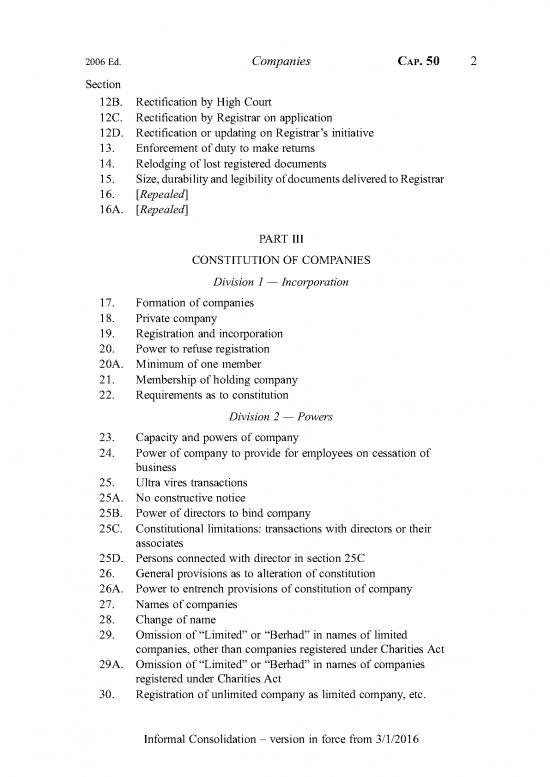 Companies Act 2016 Pdf 161425 | Pdffile