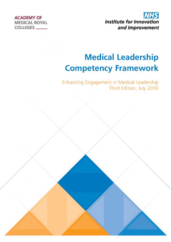 Leadership Pdf 164022 | Nhsleadership Leadership Framework Medical ... Leadership Pdf 164022 | Nhsleadership Leadership Framework Medical ...