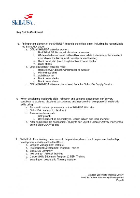 Leadership Topics Pdf 165932 | Leadership Development Module Outline