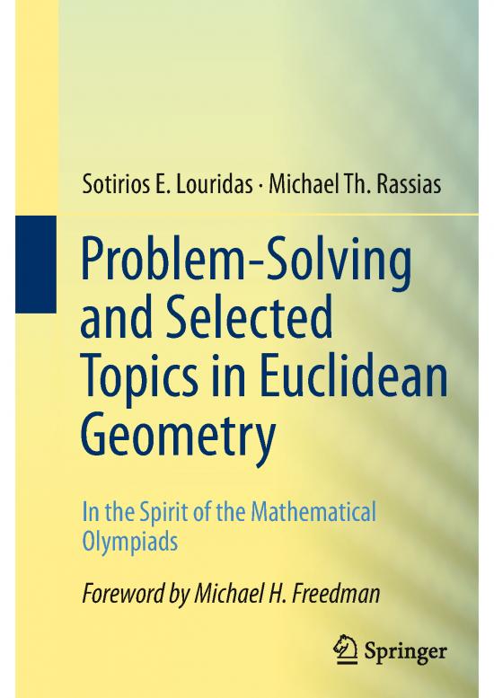 4 Euclidean Geometry In Mathematical Olympiads Files | Download Free ... 4 Euclidean Geometry In Mathematical Olympiads Files | Download Free ...