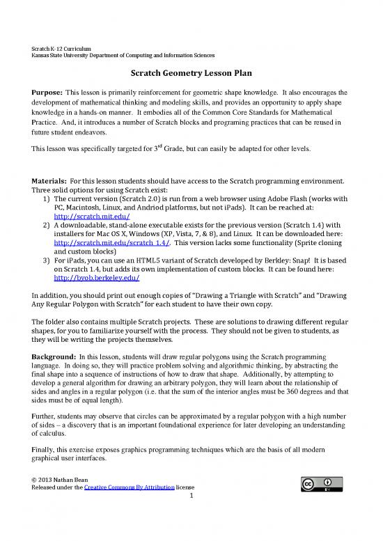 Geometry Pdf 167009 Scratch Geometry Lesson Plan