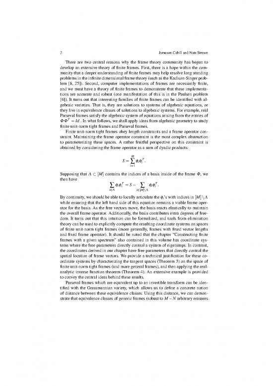Geometry Pdf 166549 | Algebraic Geometry And Finite Frames