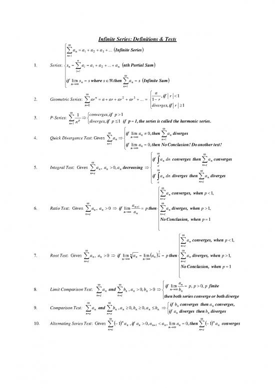 Calculus Pdf 168784 | Calculus Formulas