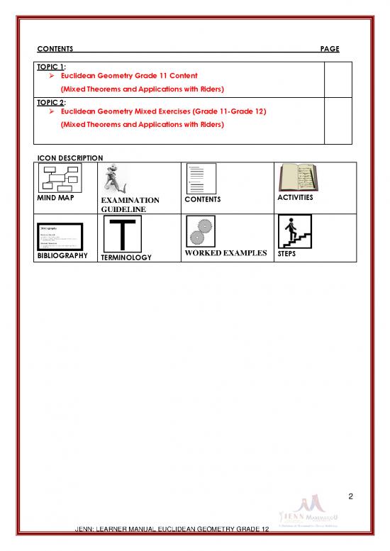 Geometry Pdf 167935 | Grade 12 Maths Activity Manual Euclidean Geometry