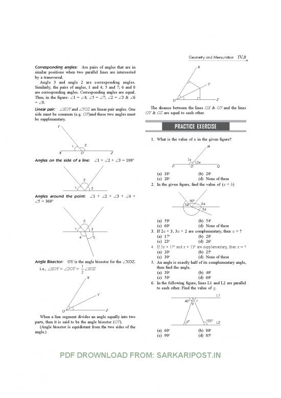 Geometry Pdf 166351 | Cetking Ck Geometry Mensuration 200 Formulas And ...