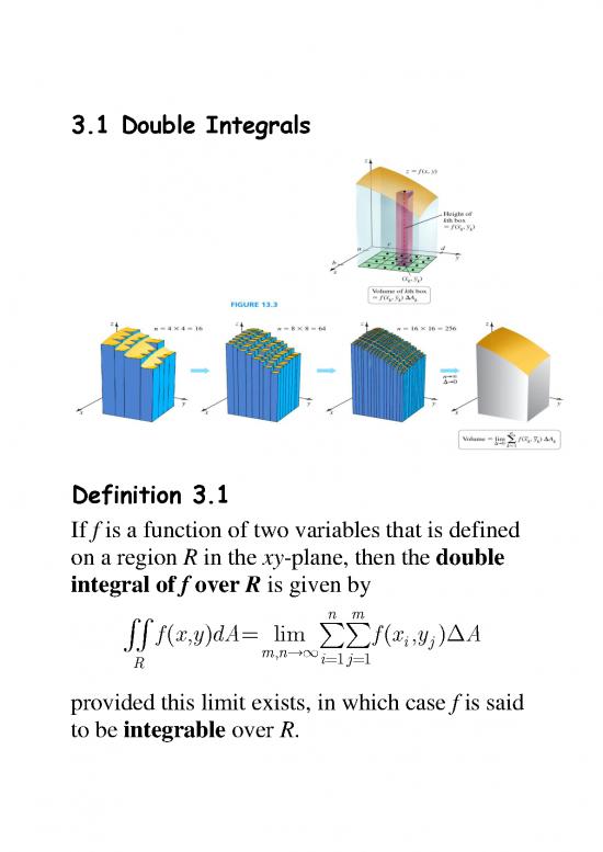 Multiple Integrals Pdf 169941 | Chapter3 Multipleintegral Part1