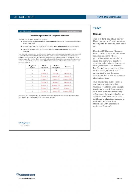 Calculus Pdf Download 172704 Sample Calculus Lesson Plan Unit 1 2018 2019