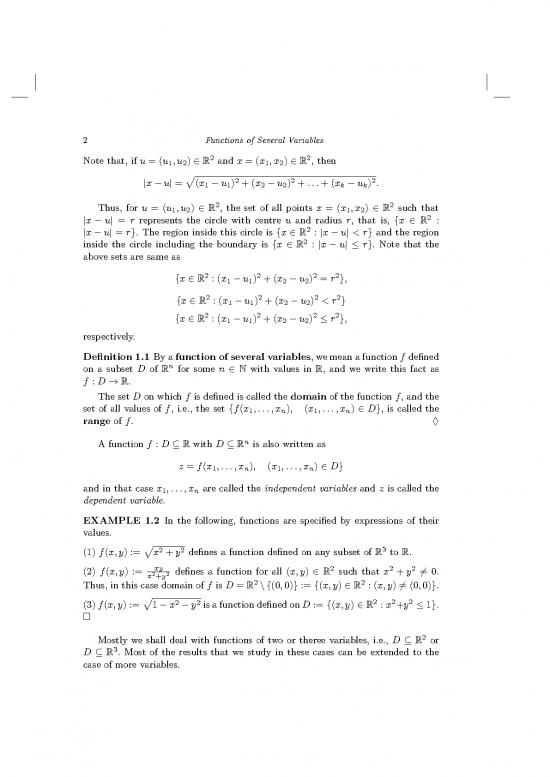 Calculus Of Several Variables Pdf 171738 | Calcul 2 Mvc