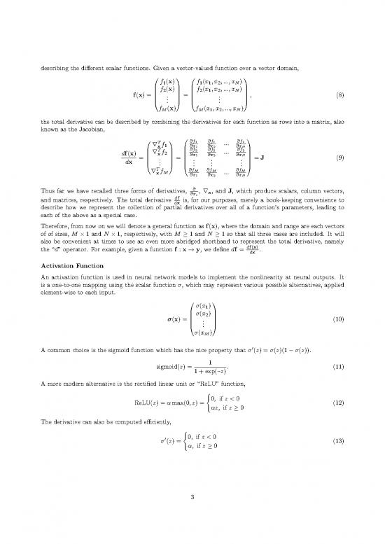 Matrix Calculus Pdf 173695 | Calculus For Deep Learning, With Vectors, Matrices, And A Few Tuples