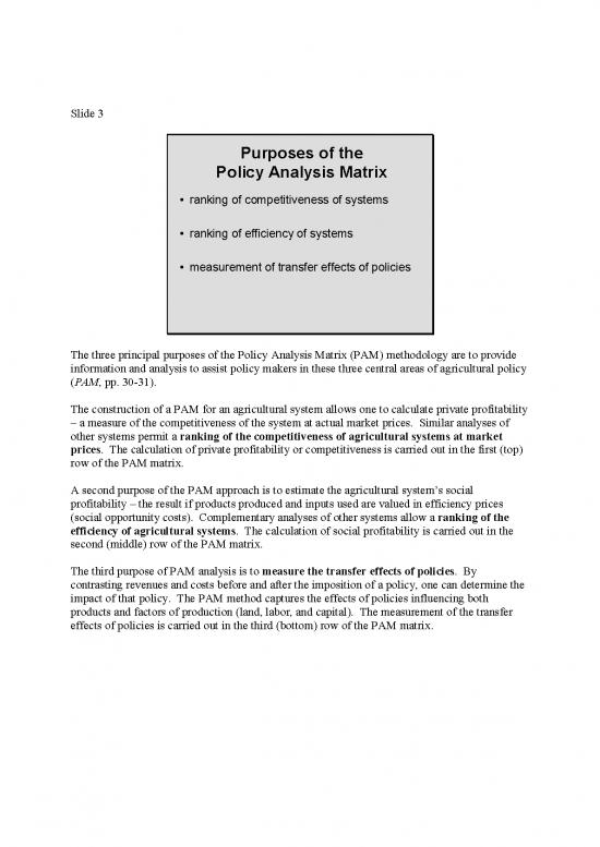 Matrix Pdf 174145 | Introduction To The Policy Analysis Matrix By Scott ...