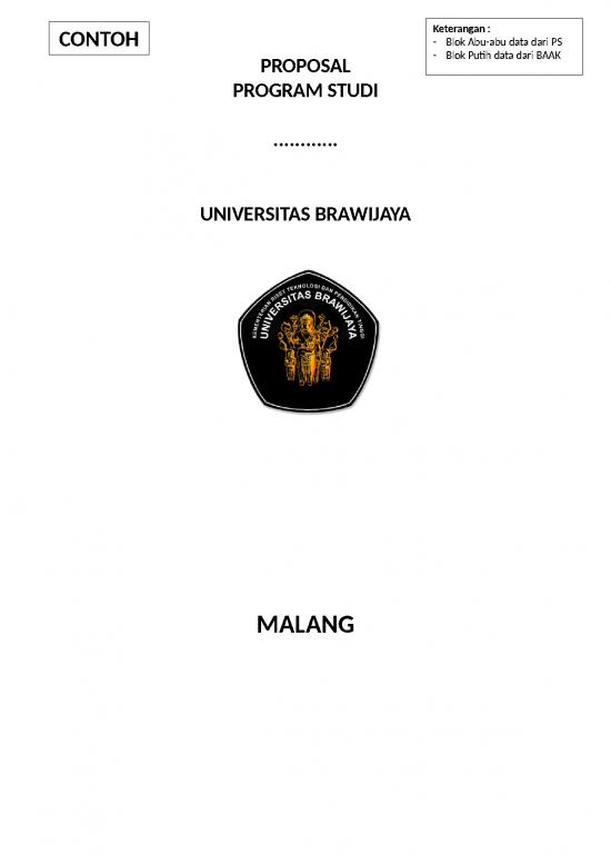 Contoh Proposal Program Studi Baru Format Baru Rev6