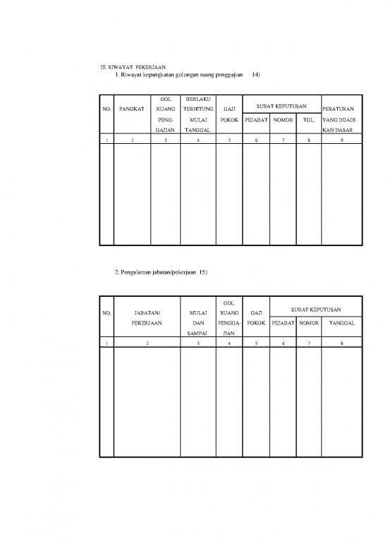 Blanko Drh Cpns | File - Daftar Riwayat Hidup Id 15912