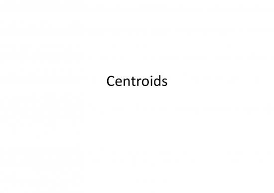 Centroids And Moment Of Inertia Calculation