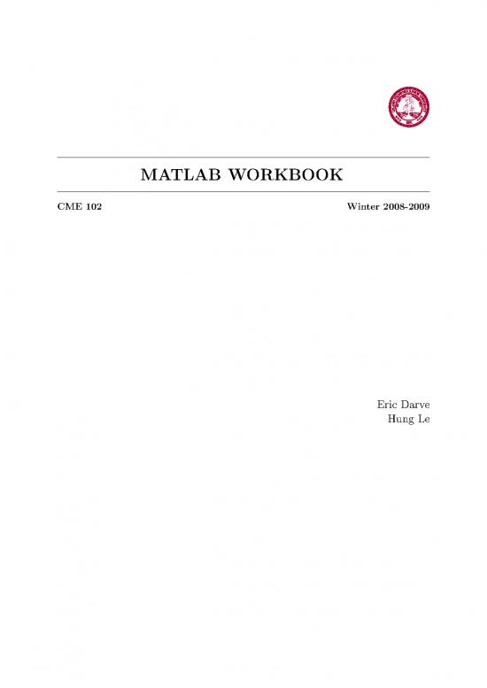 Solving Equations Pdf 176917 | Darve Cme102 Matlab