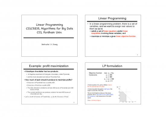 Programming Pdf 176082 Linearprogramming Handout