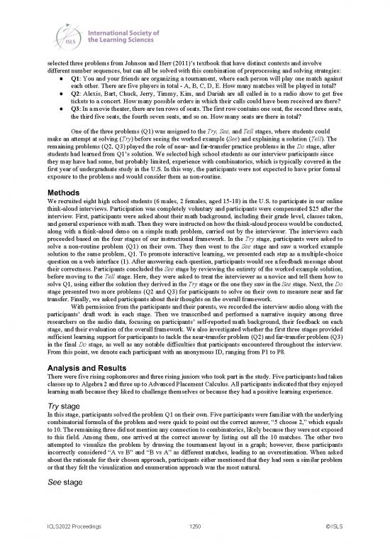 Problem Solving Strategies Pdf 176496 Icls2022 Evaluatingframework Problem Solving Strategies Pdf 176496 Icls2022 Evaluatingframework