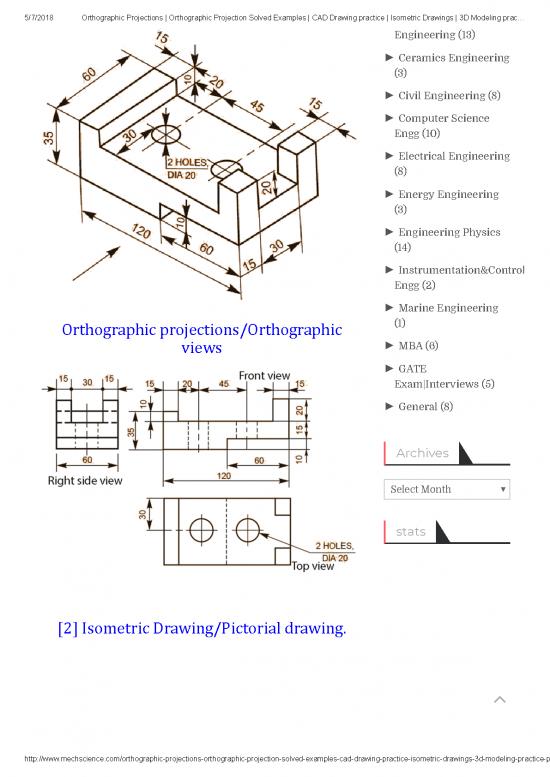Agricultural Pdf 176182 | Orthographic Projections Examples1