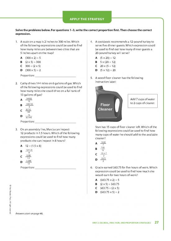 Word Problems Ratios Proportions word-problems-ratios-proportions