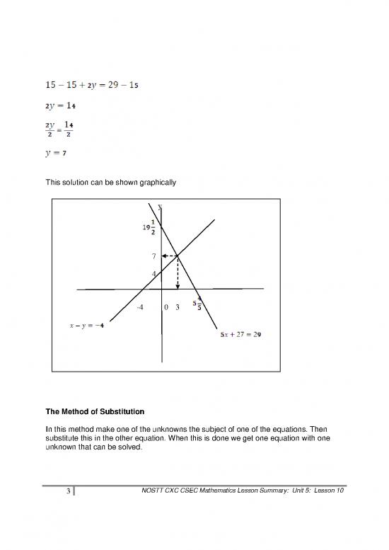 Solved Problems Pdf 176272 | Lesson 10 Simultaneous Equations And ...