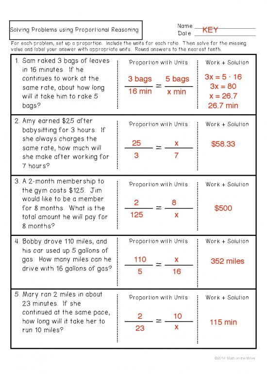 Proportionswordproblemworksheetfreebie