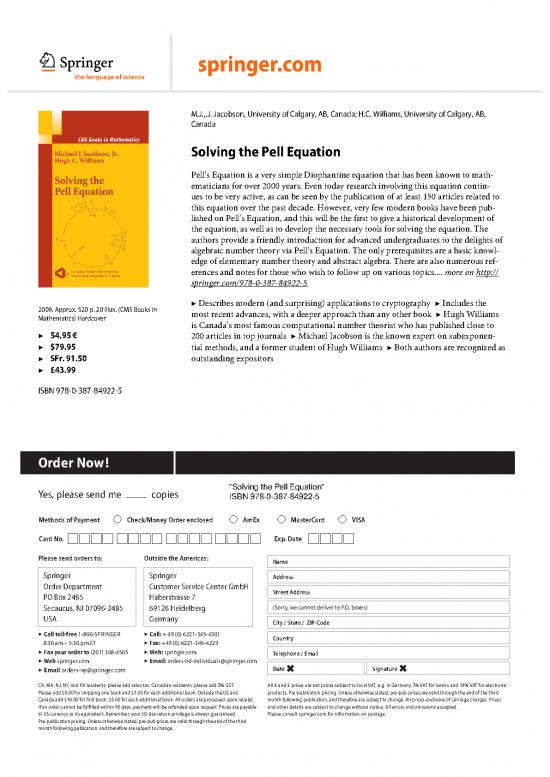 Solving The Pell Equation 178260 | Pellflyer