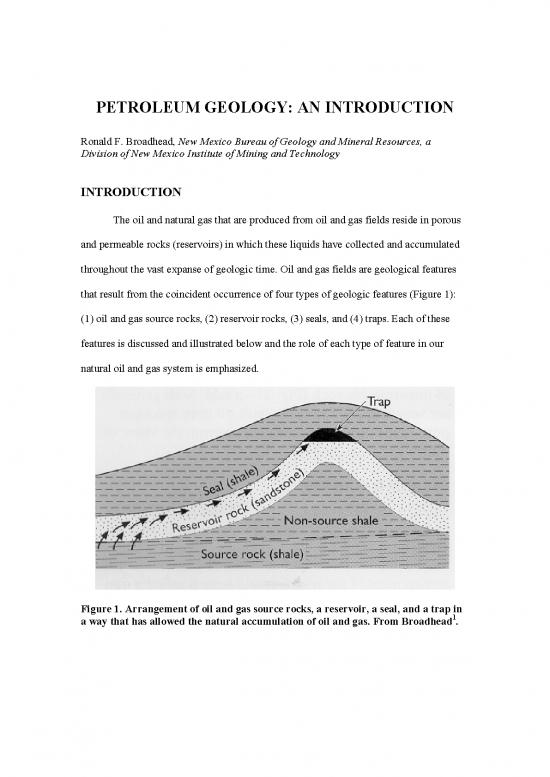Oil Pdf 177037 | Petroleum Geology Intro